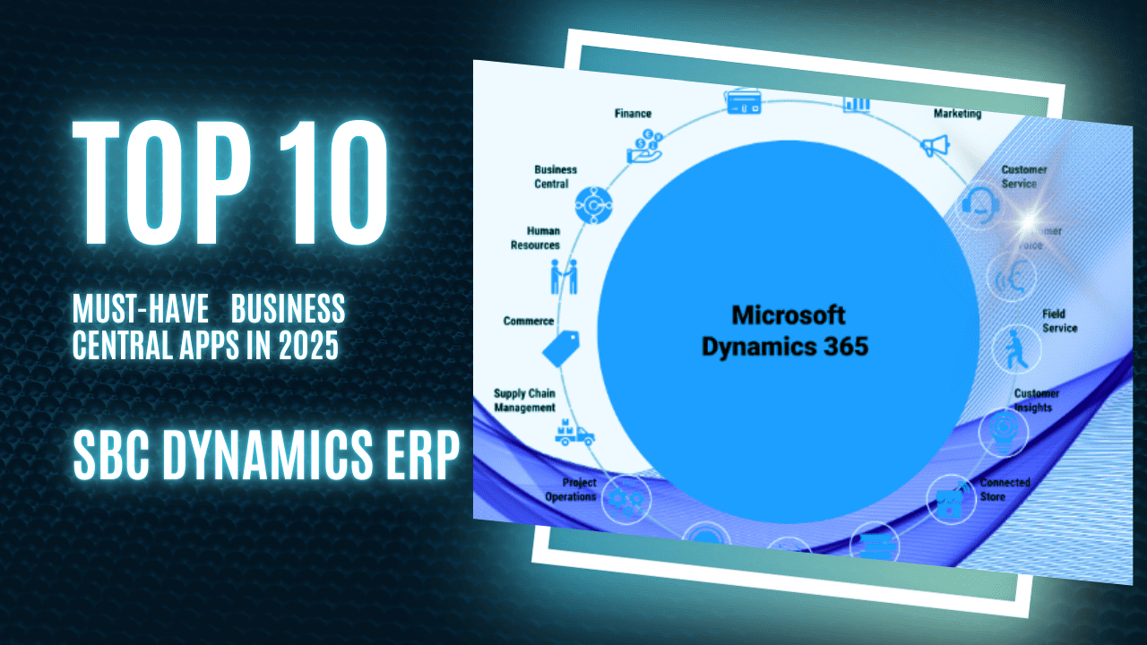 Top 10 Must-Have Business Central Apps in 2025 (Featuring SBC Dynamics Solutions) - SBC Dynamics ERP
